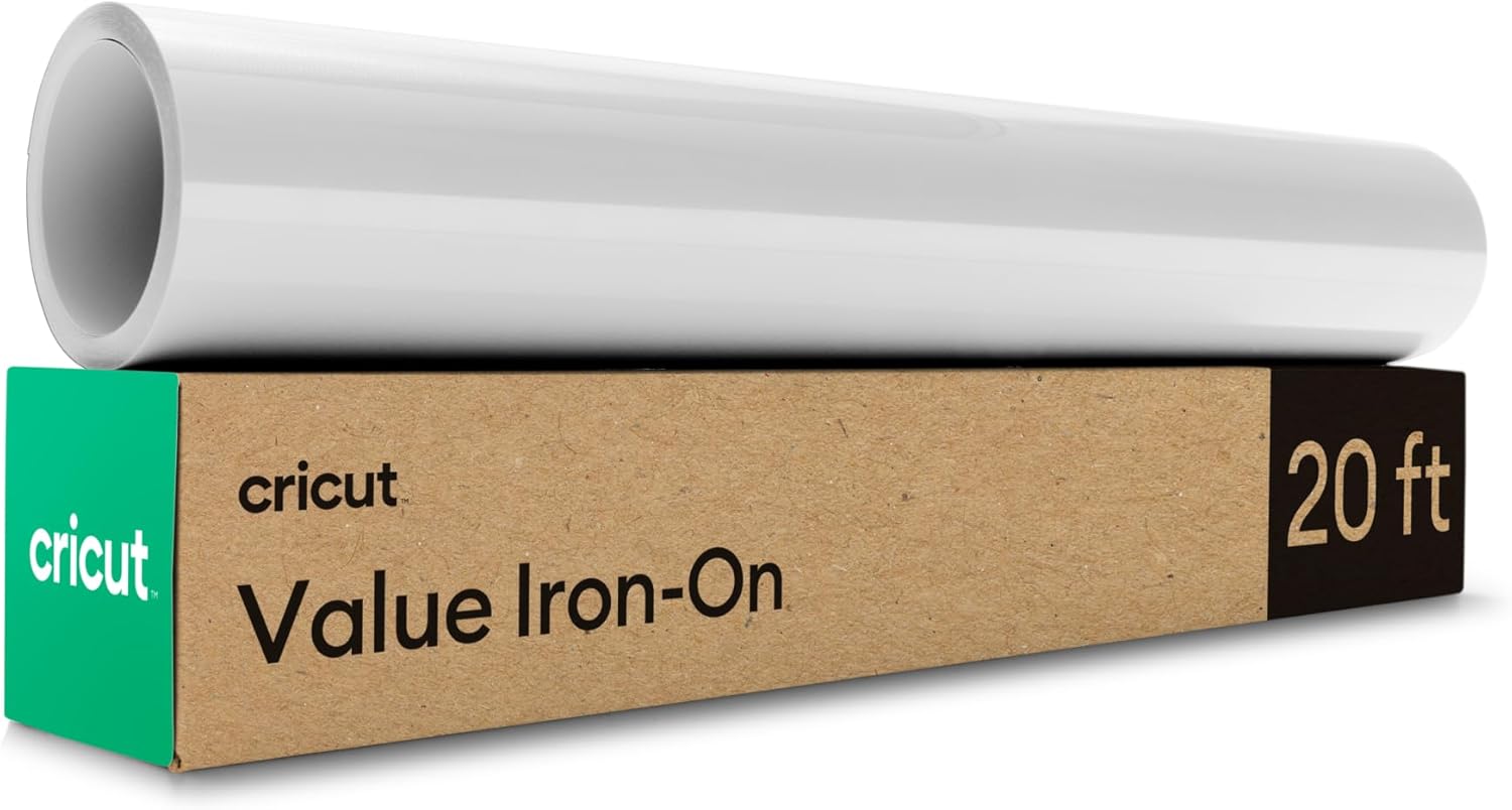 Cricut Volume Iron-On Vinyl - White, 30.5cm x 6.1m – inPC