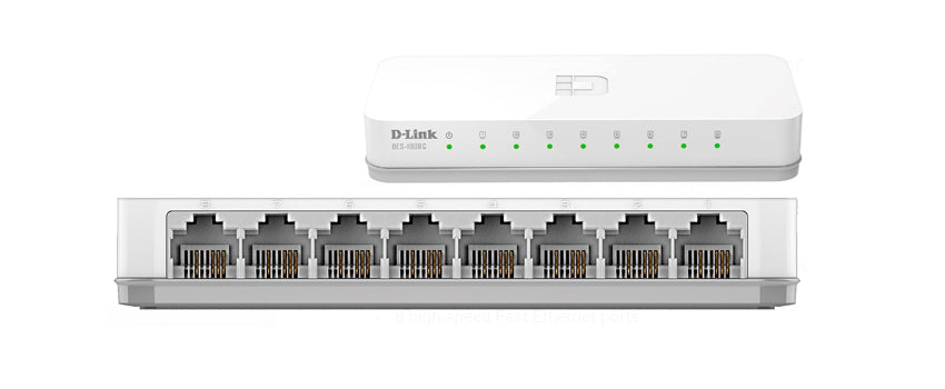 D-Link 8-Port Gigabit Unmanaged Switch – inPC