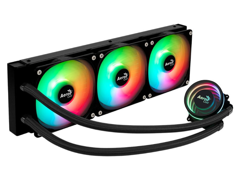 Aerocool Oasis L360 Black 360mm ARGB AIO Liquid CPU Cooler – inPC